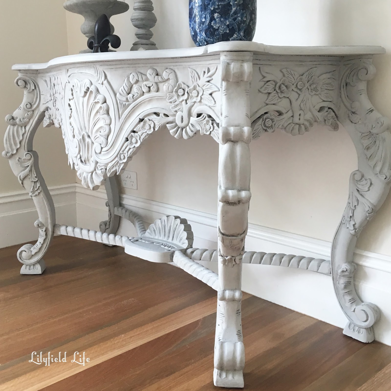 Lilyfield Life: Stunning French Style Carved Console; Lovely story