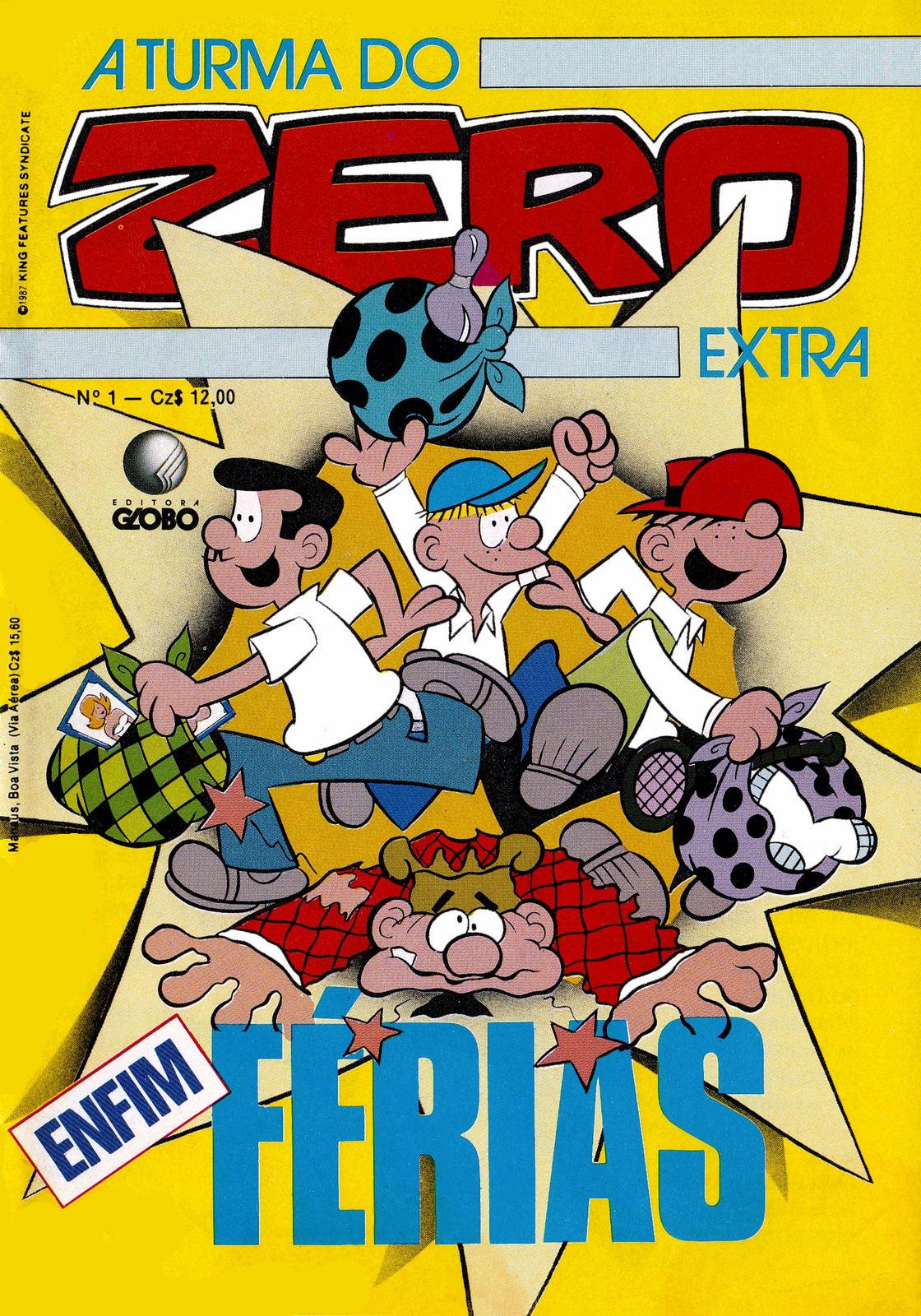 ROCK & QUADRINHOS SCANS: A TURMA DO ZERO EXTRA 1(ED.GLOBO)-FEVEREIRO DE ...