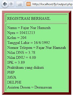 Cara Membuat Program Input Data Mahasiswa dengan PHP