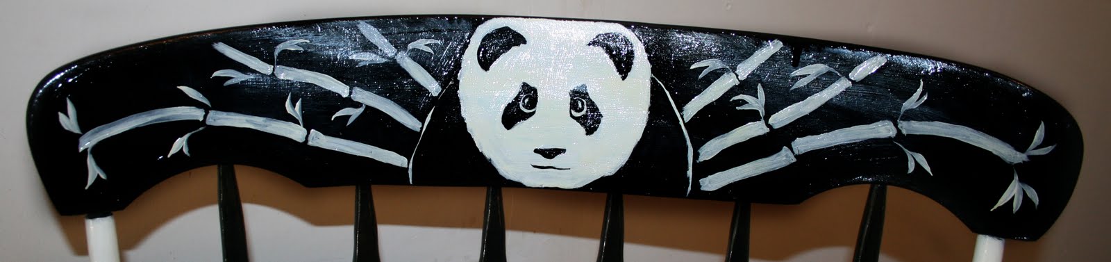 Ghost House Art, Design & Tattoo: Panda Rocker and Table