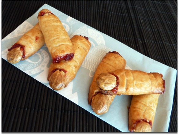 canelita en rama: Dedos de bruja para un Halloween terrorífico!!!!