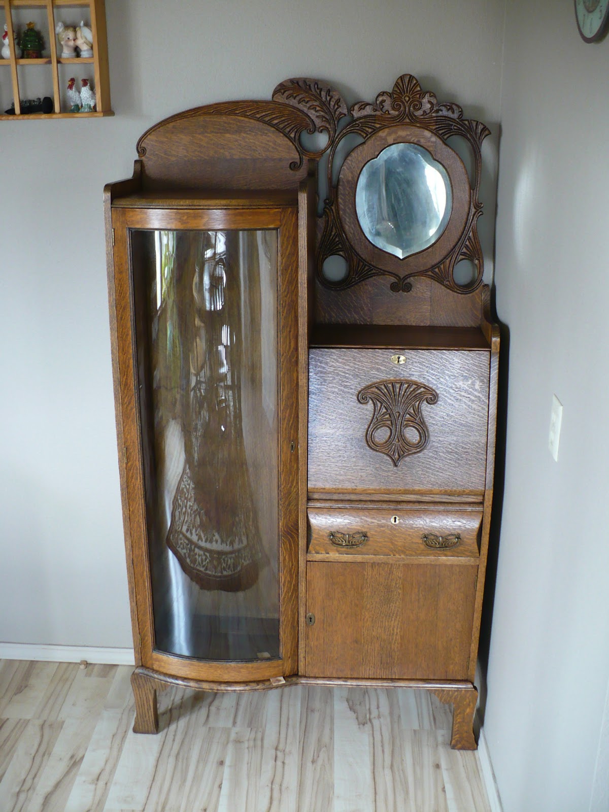 Frontier Furniture Repair and Restoration: Oak Combination Bookcase ...