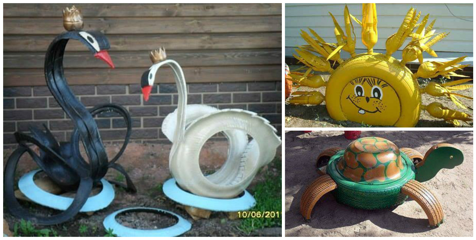 10 Ideas increíbles para reciclar llantas viejas de autos ~ cositasconmesh