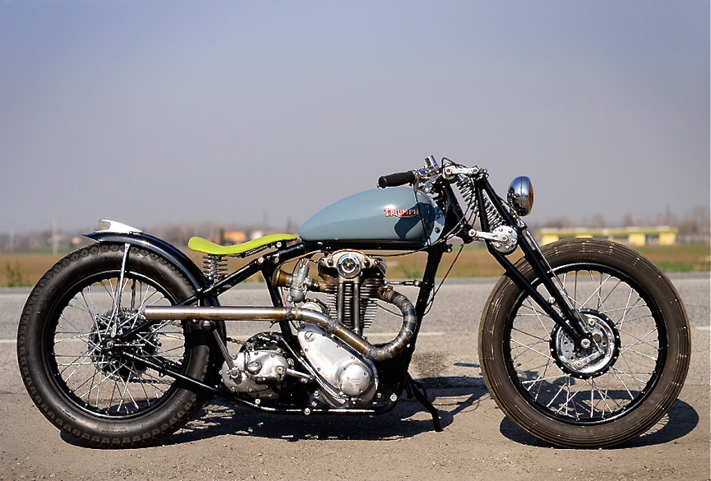 La Triumph 3HW di Matteo - Inazuma café racer