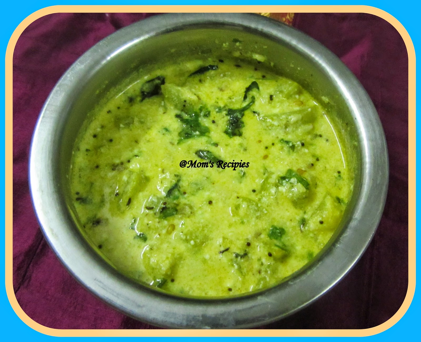 Mom's Recipies: Sorakaya Perugu Pachadi ~ Bottle Gourd Yogurt Chutney