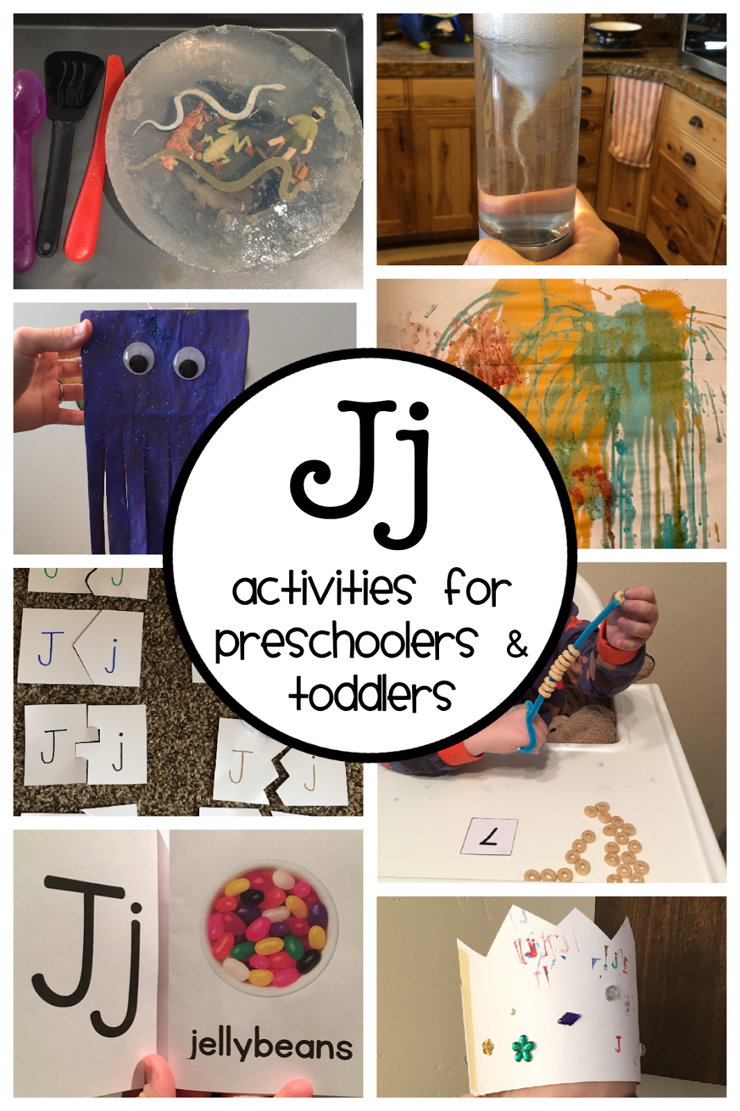 Letter J Activities (ages: 3, 19 mo.)
