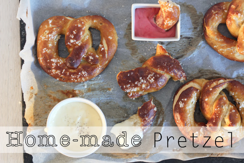 Une touche de rose ENG: Home-made Pretzel :: Food