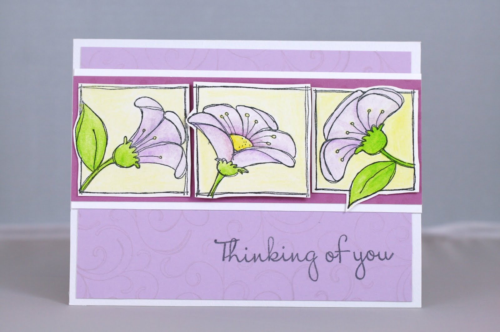 My Noteworthy Cards: Peeking Posies