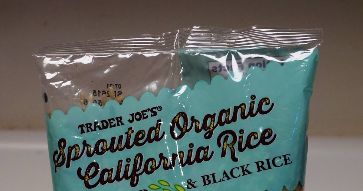 Exploring Trader Joe's: Trader Joe's Sprouted Organic California Rice