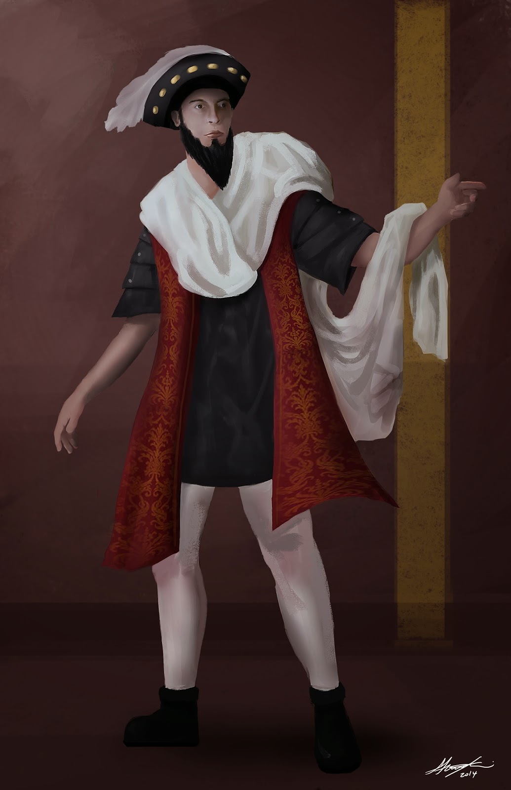 Art of Steve Kim: Rich Lord Character