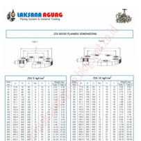 CATALOG FLANGE JIS 16K - 20K — LAKSANA AGUNG