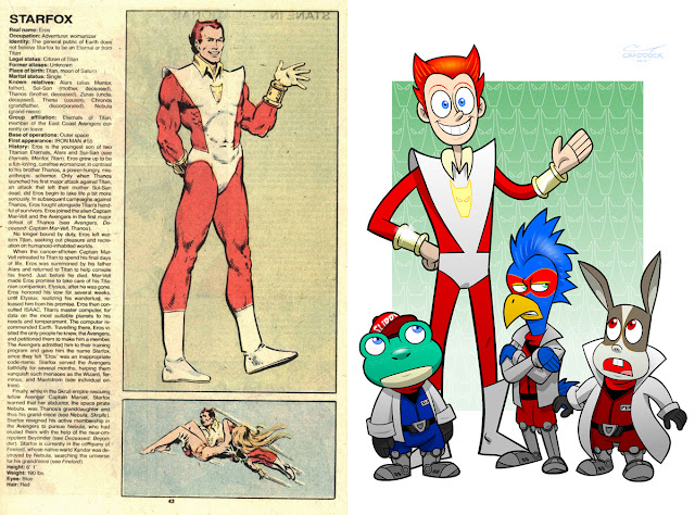 The Official Handbook to the Marvel Universe - REDUX Edition: STARFOX ...