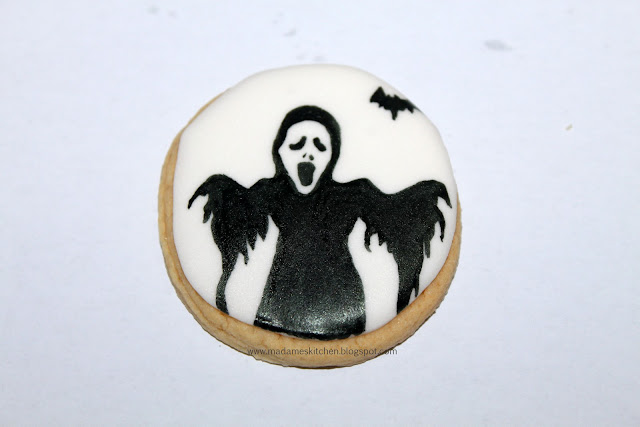 Cookies with Emo Gothic Dark Halloweenie Designs