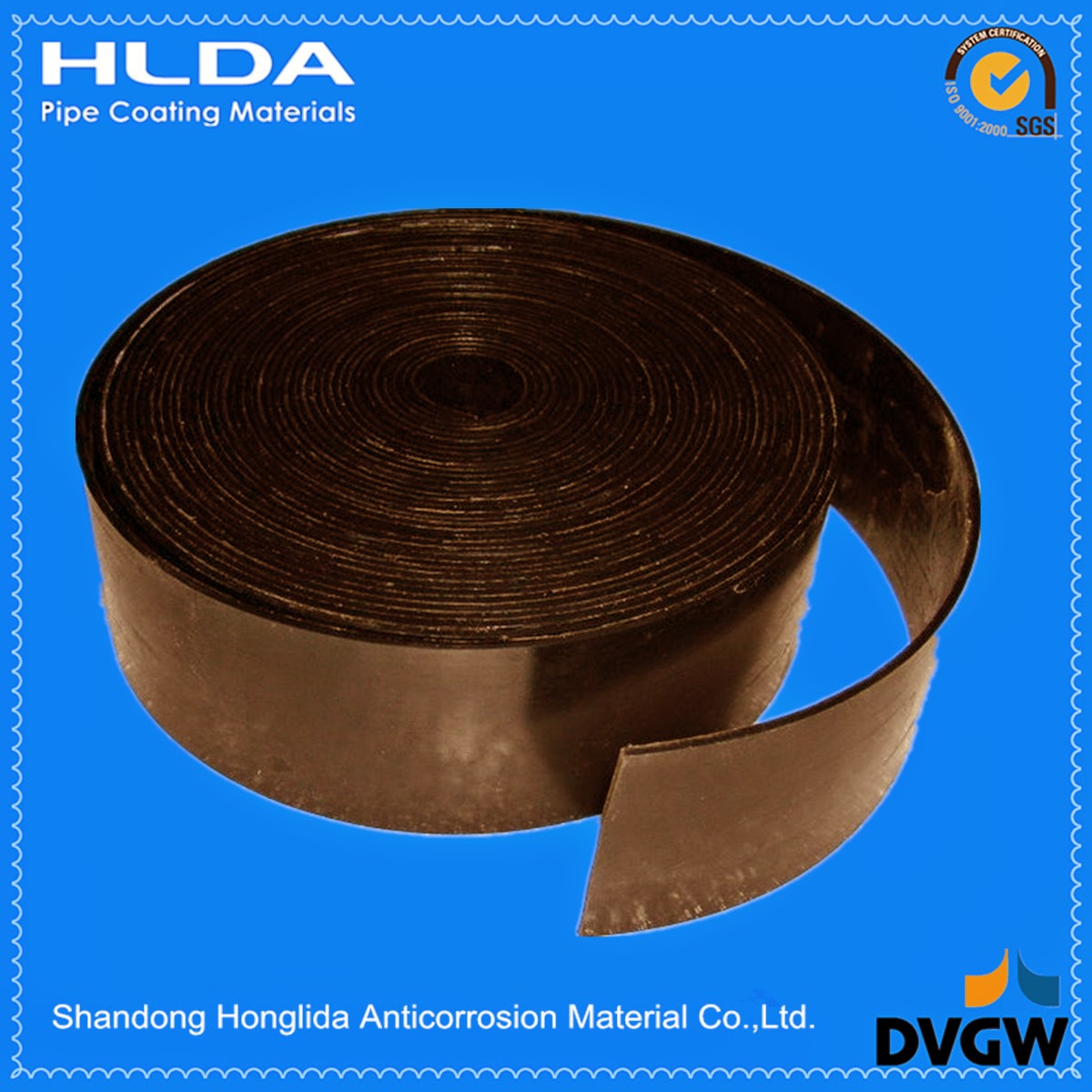 wrapping tape for steel pipe