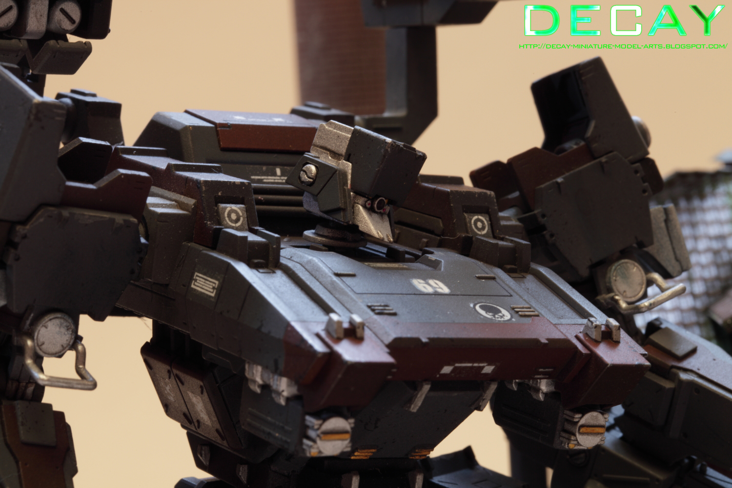 DECAY-Miniature-Model-Art: ARMORED CORE SUNSHINE DIO