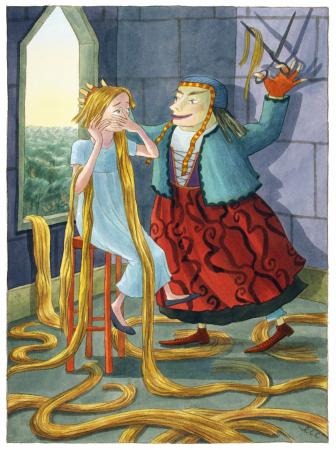 Original Rapunzel Story Brothers Grimm