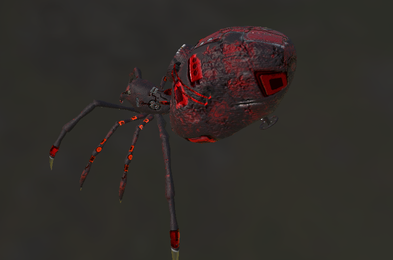 TNT Spido-Low poly Explosive Spider by Ashutosh - Magicalorbs