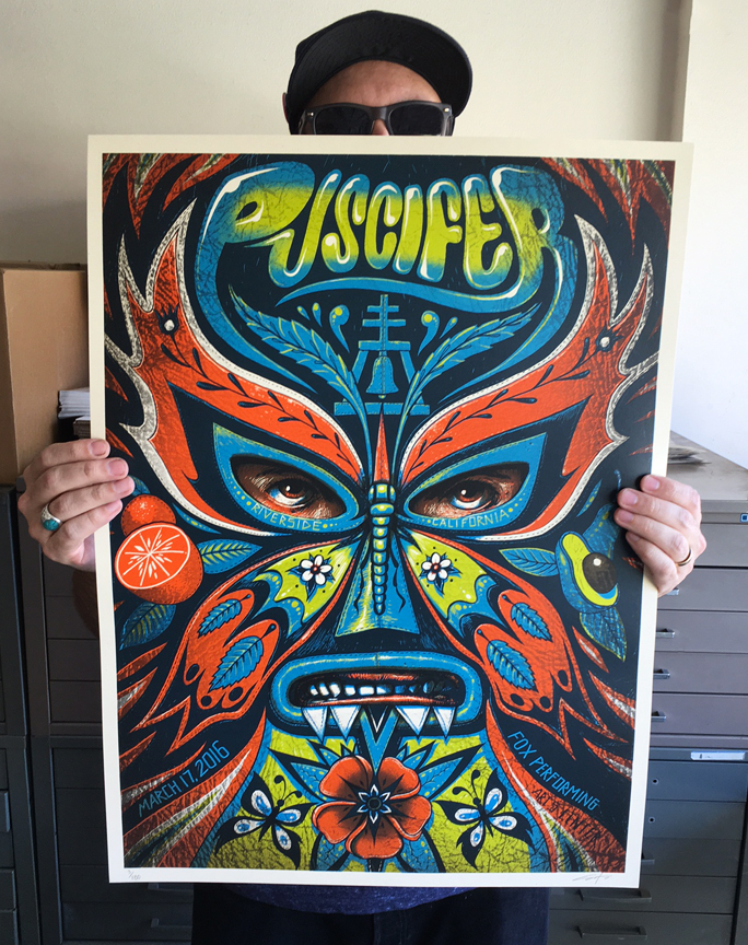 INSIDE THE ROCK POSTER FRAME BLOG: Jeff Soto Puscifer Riverside Posters ...
