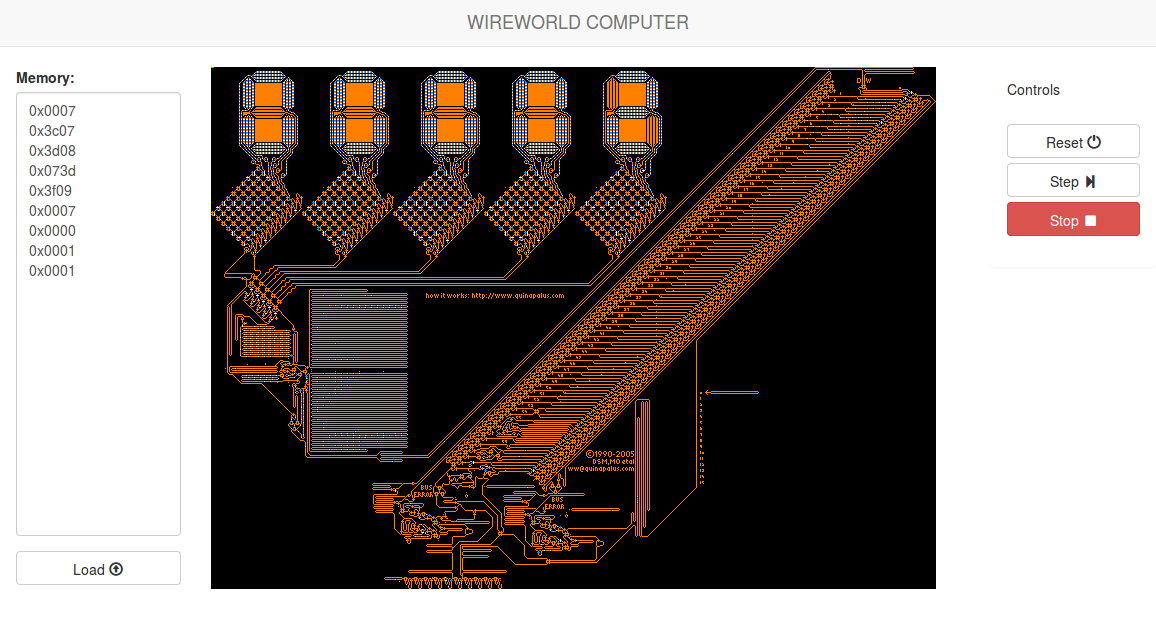 A small step: Programming the Wireworld Computer
