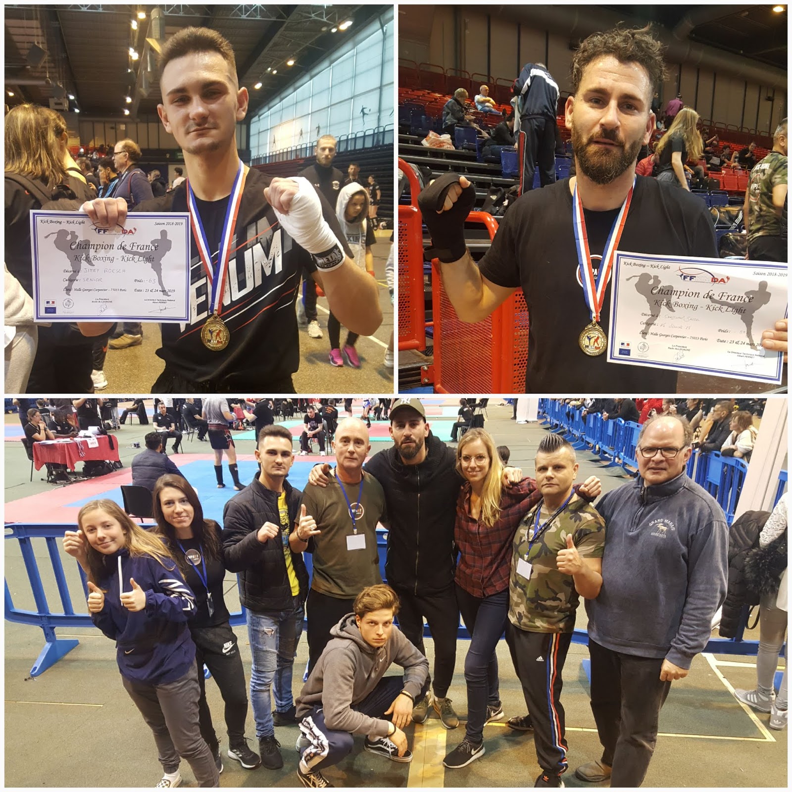 IMPAKT Ludres: Championnat de FRANCE de KICK LIGHT 2019... Résultats.