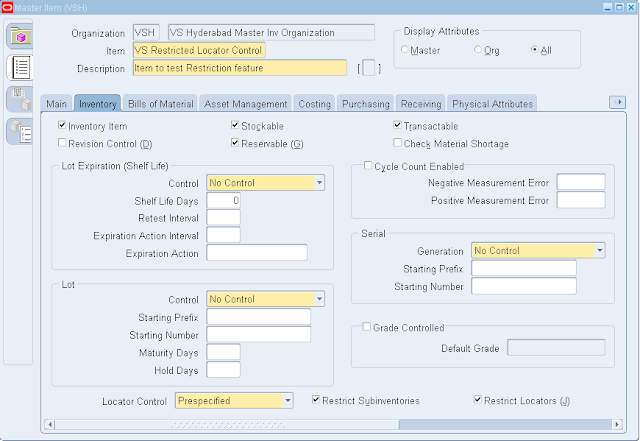 Vipul's Oracle Apps Blog: Locator Control