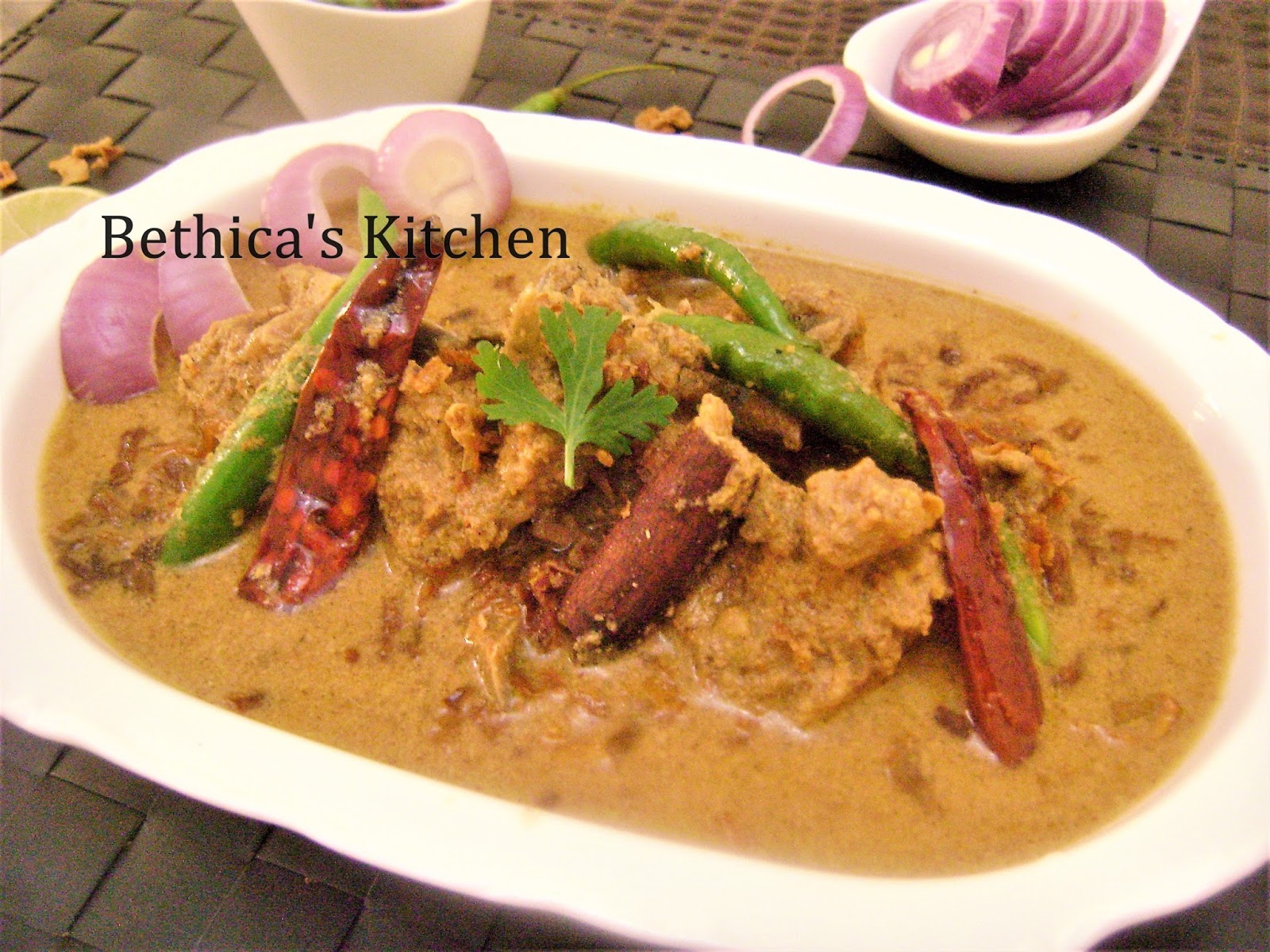 Bethica's Kitchen Flavours: Mutton Rezala