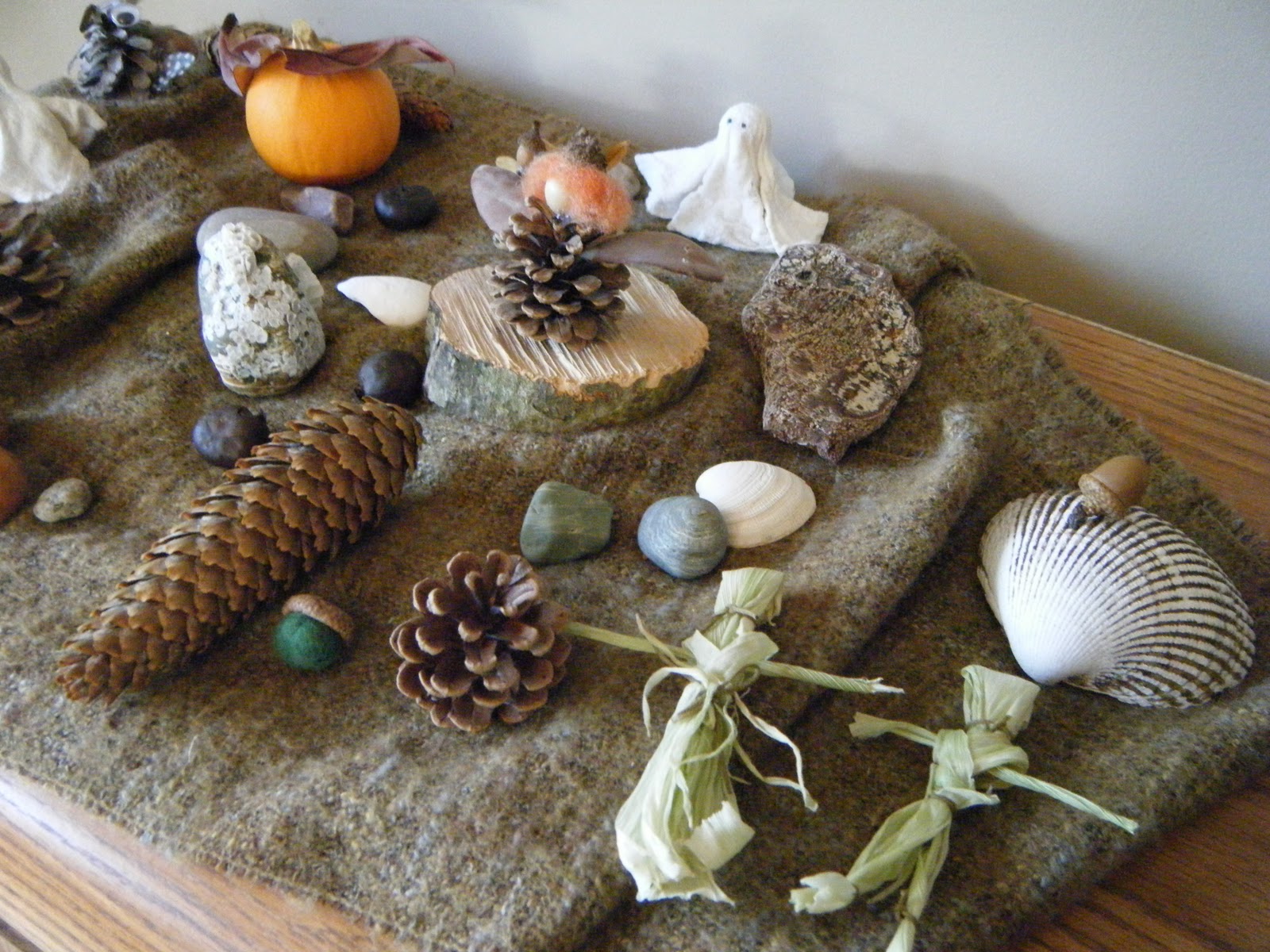 Montessori Beginnings: Autumn Nature Table