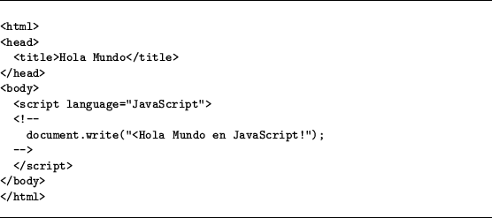 Programación Hola mundo