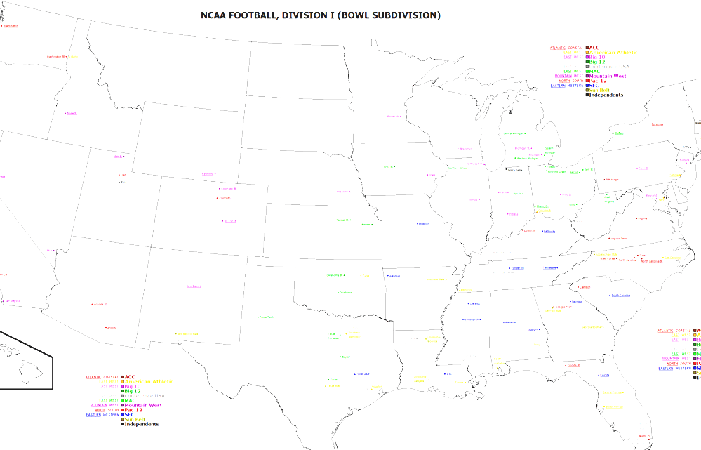 List Of NCAA Division III Football Programs - Division 3 Schools In ...