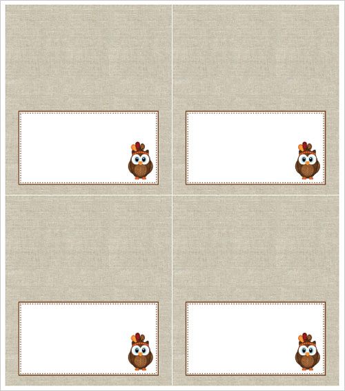 My Owl Barn: Free Thanksgiving Printable Set