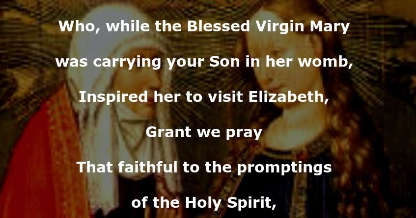 Daily Homilies: Feast of the Visitation of the Blessed Virgin Mary