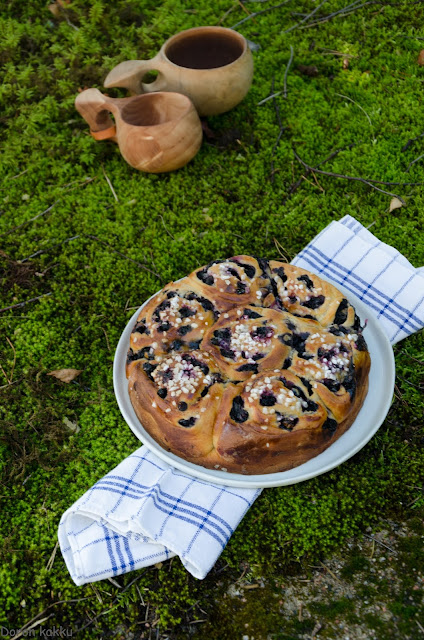 Doron kakku: mustikka-rahkaboston!