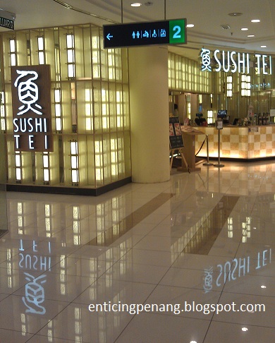 Enticing Penang: Sushi Tei at Gurney Plaza, Penang