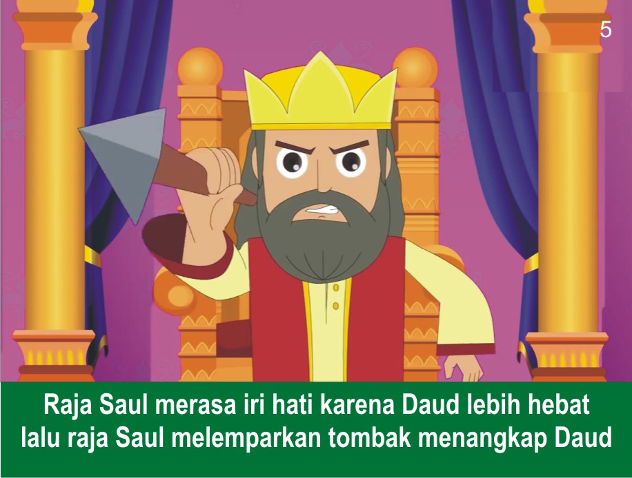 Komik Alkitab Anak: Daud Menjadi Raja Israel