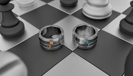 Ring watch with inductive charging | Mono-live