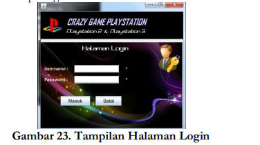 Sistem Informasi Rental Playstation Di Berbasis Aplikasi Dekstop ...