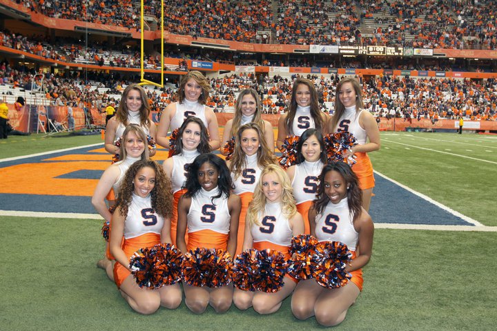 NFL and College Cheerleaders Photos: Syracuse Cheerleaders Are Proud To ...