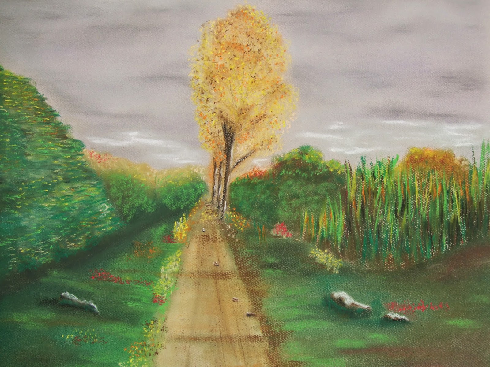 LAPIZ PINTURA Y PAPEL: OBRAS AL PASTEL