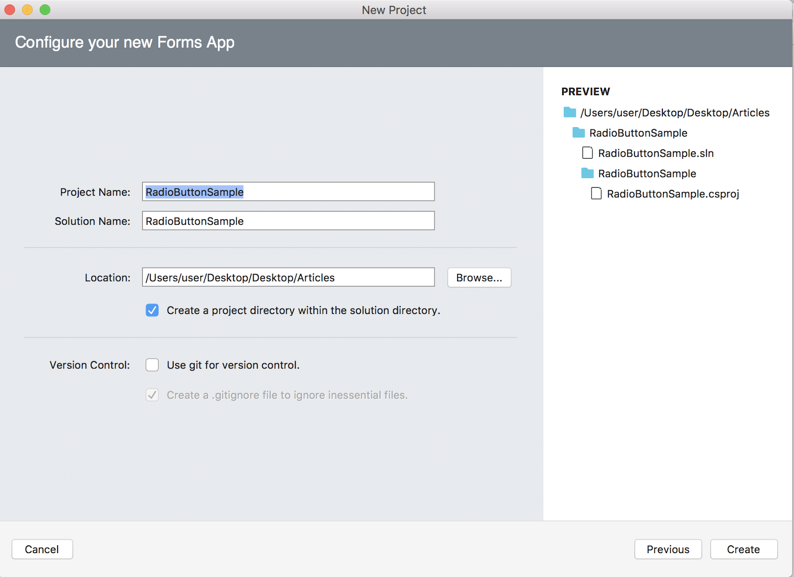 You can choose your project location like below and Create new project.