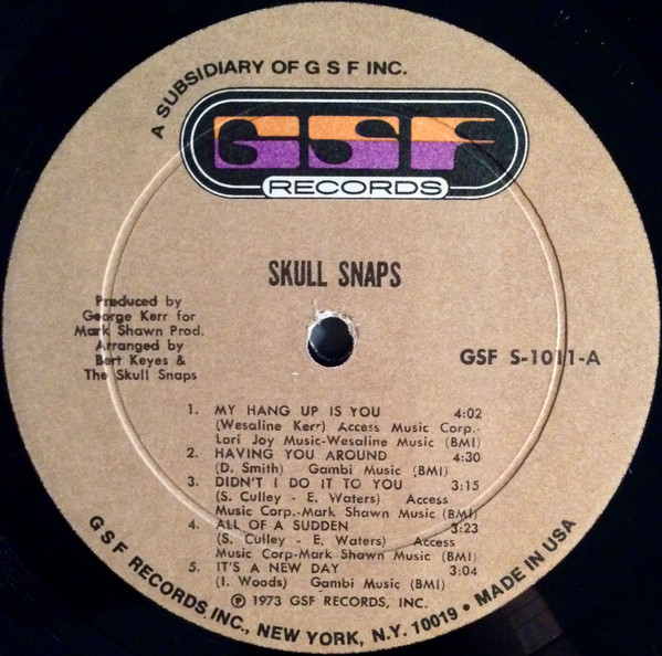 johnkatsmc5: Skull Snaps “Skull Snaps”1973 US Soul Funk (Best 100 -70’s ...