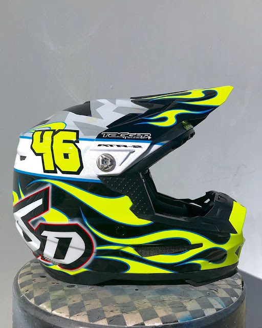 Racing Helmets Garage: 6D Helmets ATR-2 J.Hill 2019 by Tagger Designs
