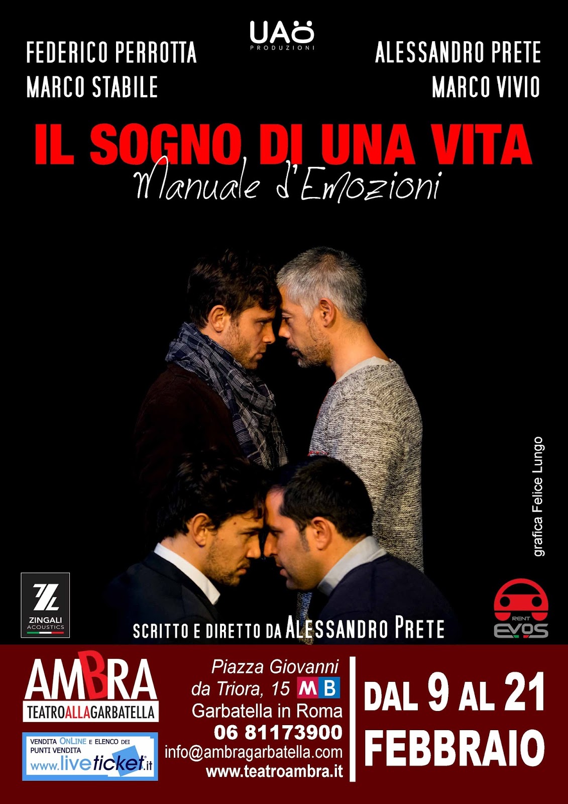 IL SOGNO DI UNA VITA di Alessandro Prete al Teatro Ambra alla ...