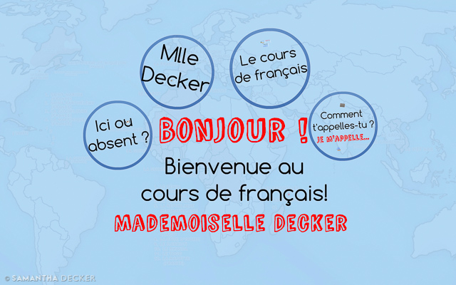 The First Day of School - The French Corner