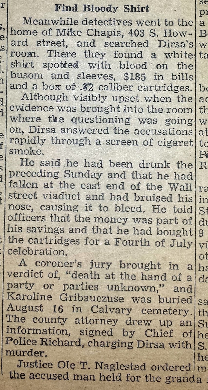 History and Culture by Bicycle: Siouxland Area Crime Stories: August ...