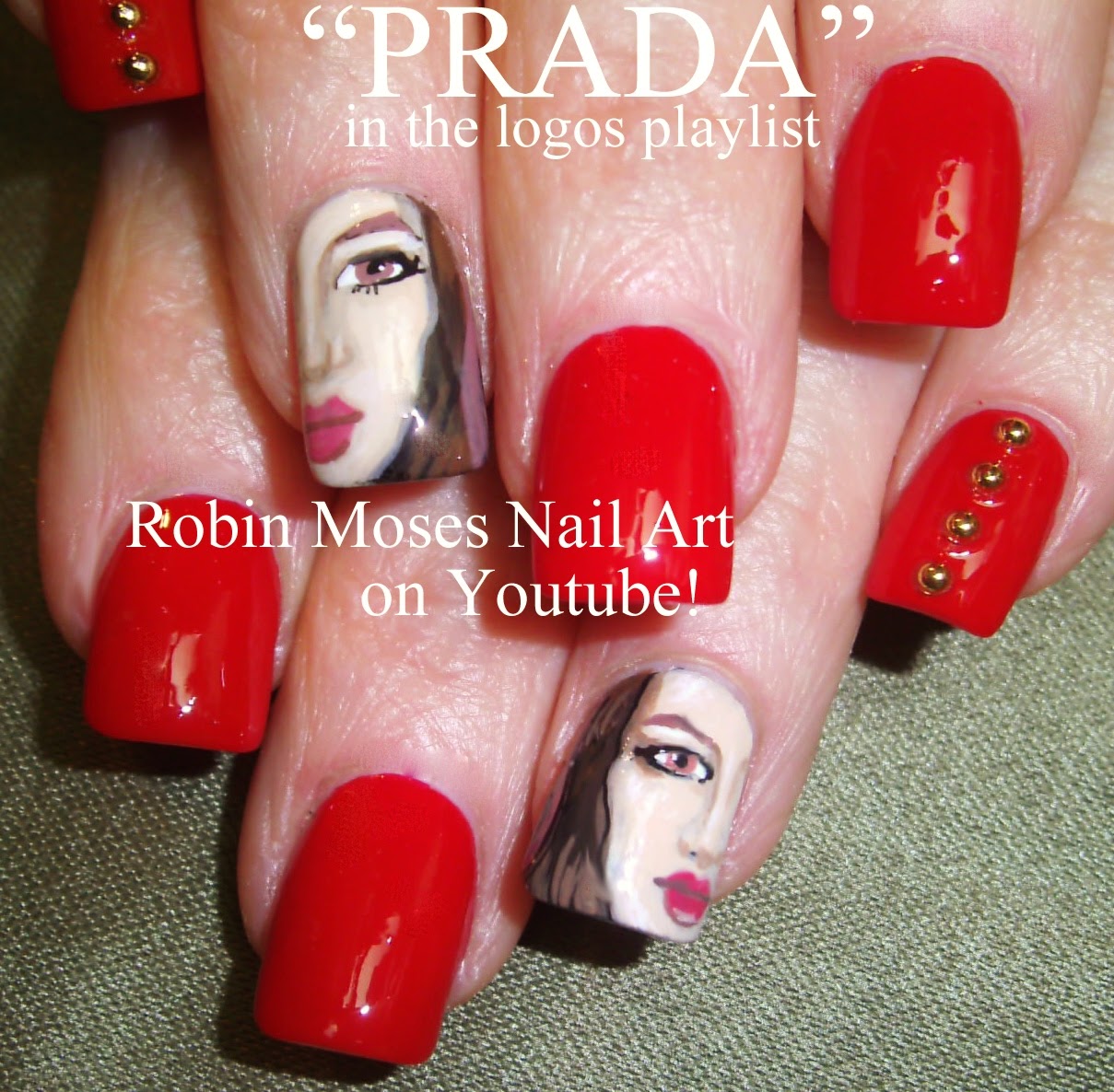 Nail Art by Robin Moses: "Prada nail art" "couture nail art" "prada ...