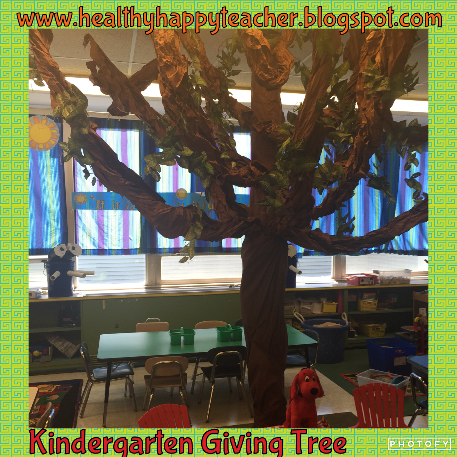 healthyhappyteacher: Kindergarten Giving Tree