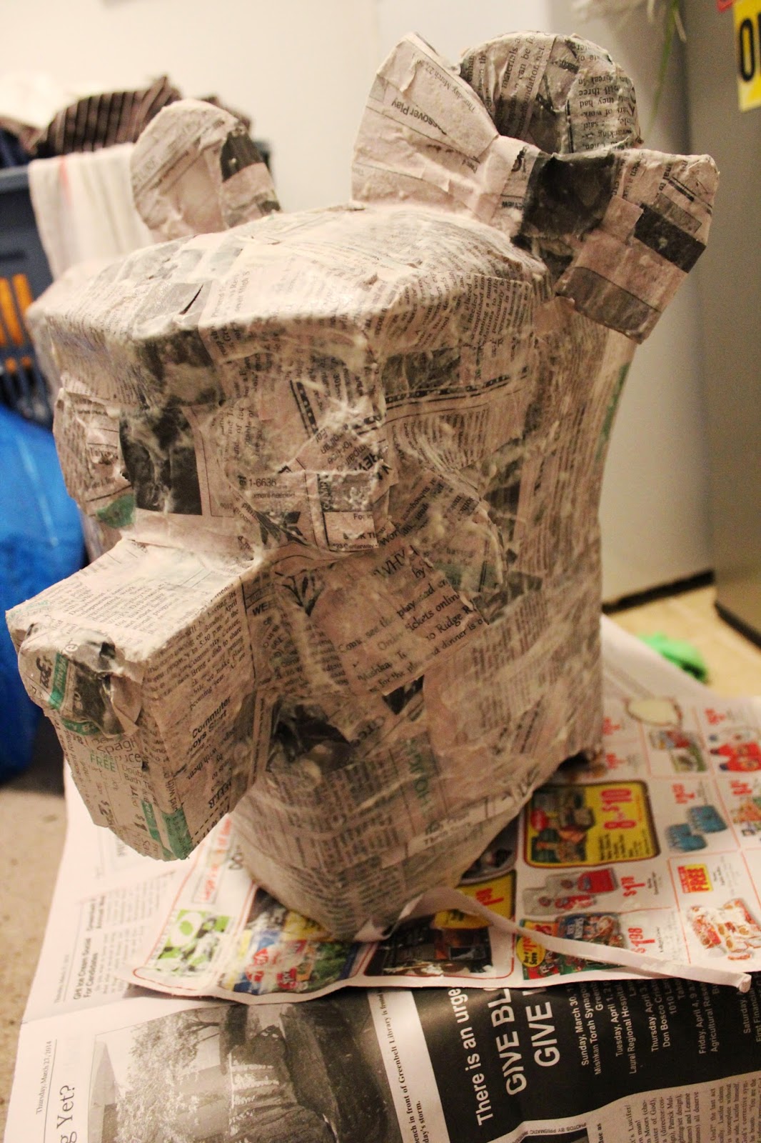 Lola, Tangled: DIY Cardboard Bear Masks + Behind The Scenes of Shaine ...