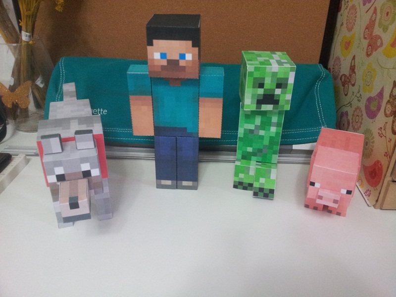 Paper Minecraft Dolls - How to Do Step by Step - My Best Partys
