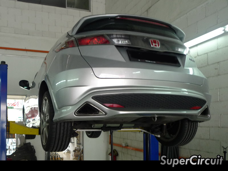 SUPERCIRCUIT Exhaust Pro Shop: Honda Civic FN2 Type-R Custom Made Cat ...