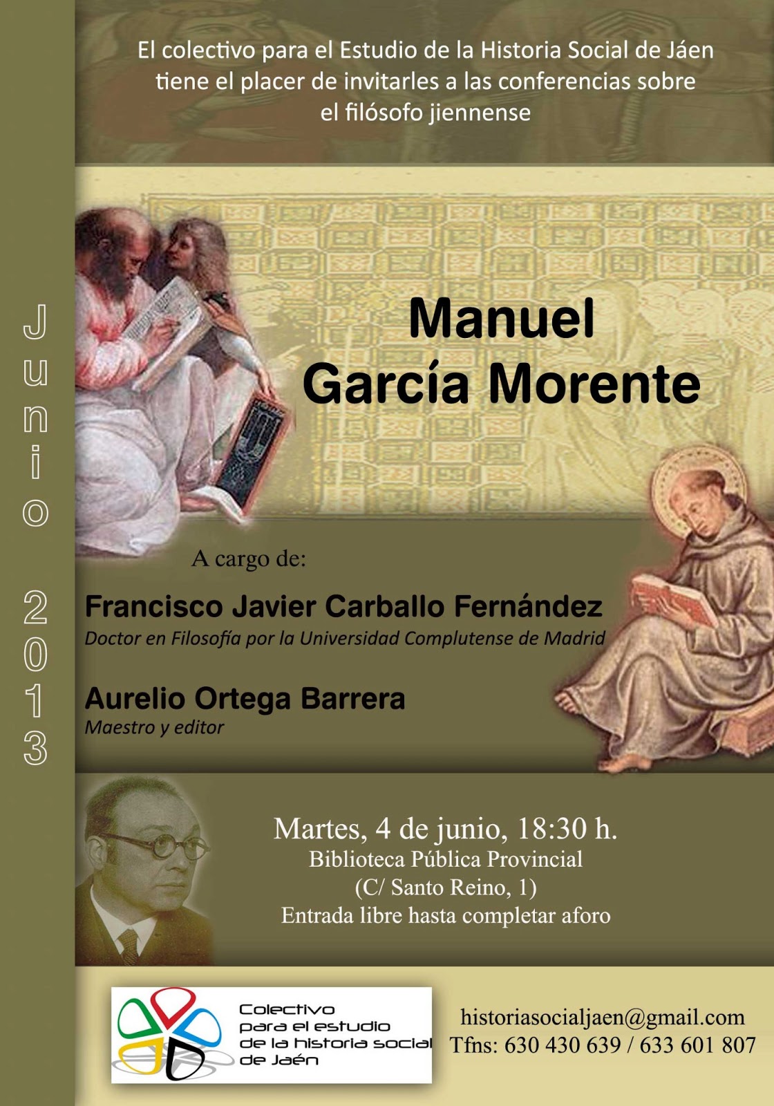 EL OTRO JAÉN: Conferencia sobre Manuel García Morente